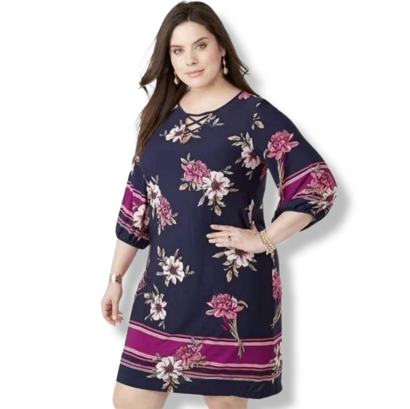 Sandra Darren | Dresses | Nwot Sandra Darren Floral Shift Dress | Poshmark